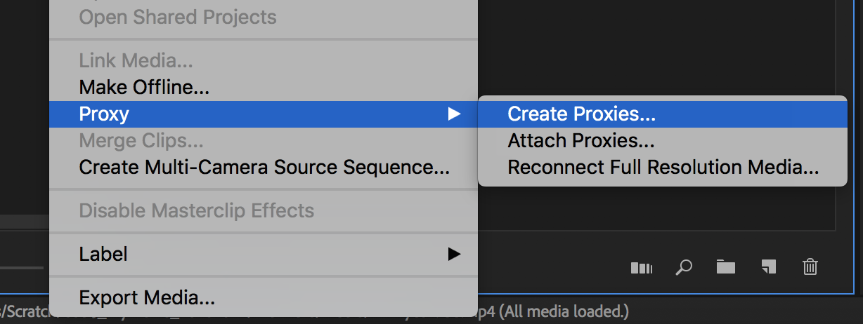 Working with Proxies in Premiere for RED & 4K Projects - 2 Pop