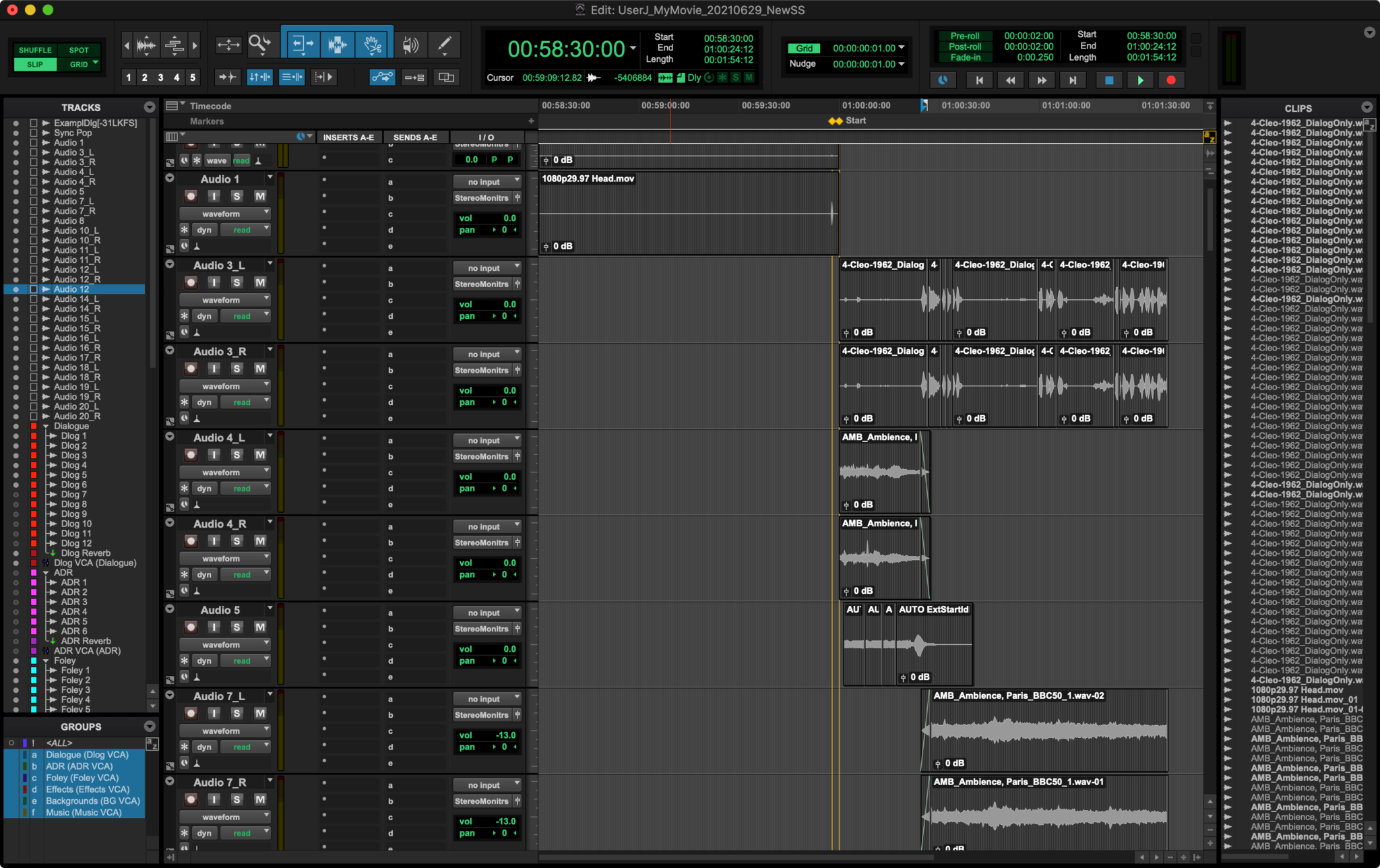 Moving from Premiere to Pro Tools - 2 Pop