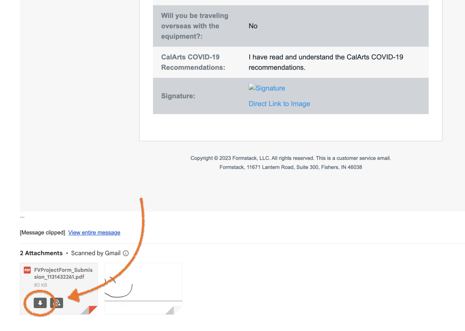 The FV Project Forms - 2 Pop