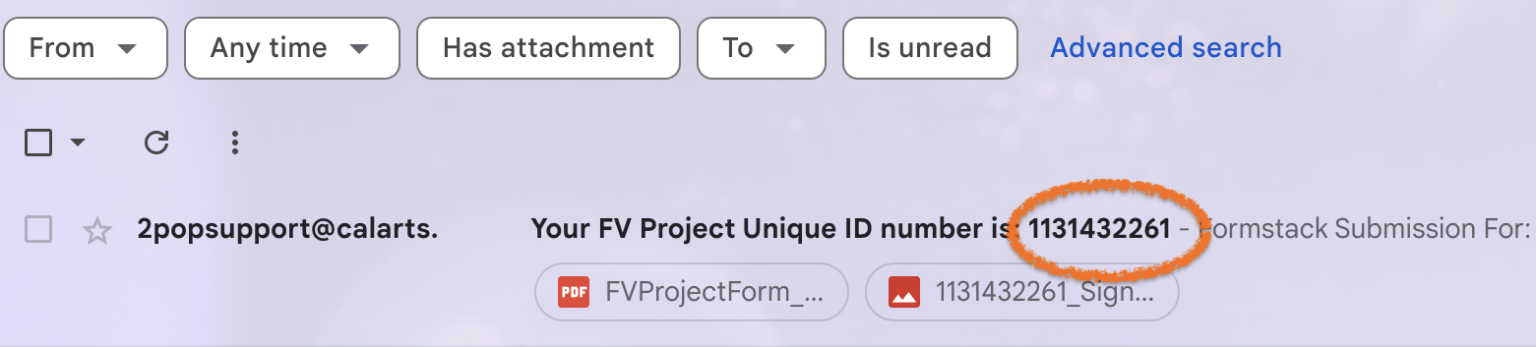 The FV Project Forms - 2 Pop